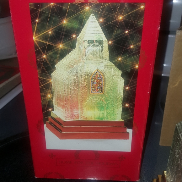 Accents | Vintage Light Up Crystal Church | Poshmark